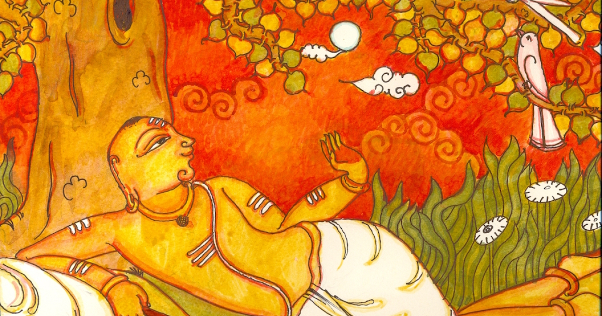 Kerala Mural Painting: Tale of Vararuchi and his Wife | Sahapedia